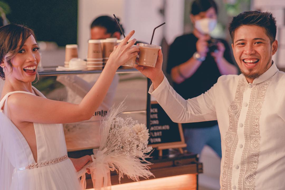 Intimate Garden Wedding with a Coffee Booth - Inspirations PH