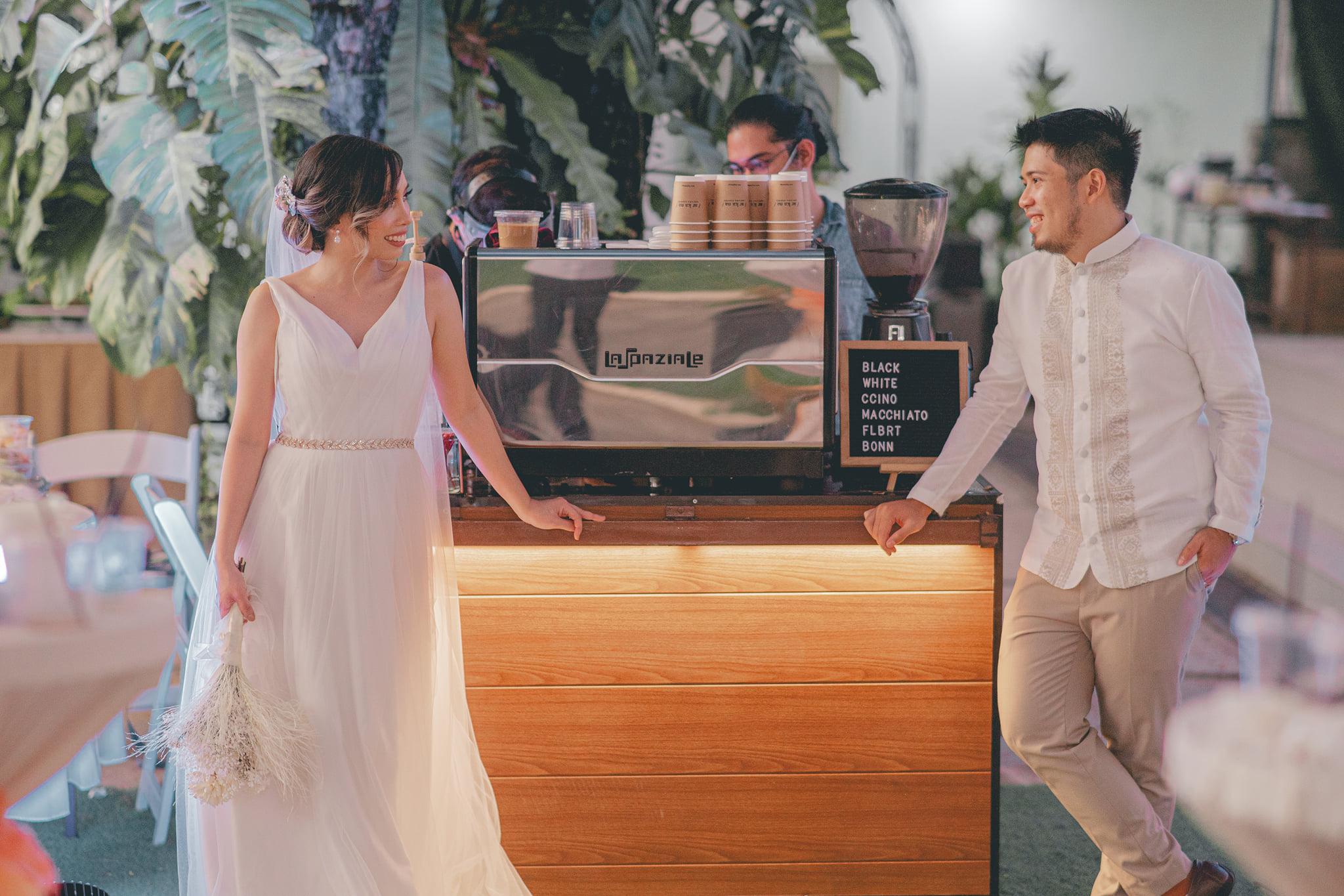 Intimate Garden Wedding with a Coffee Booth - Inspirations PH