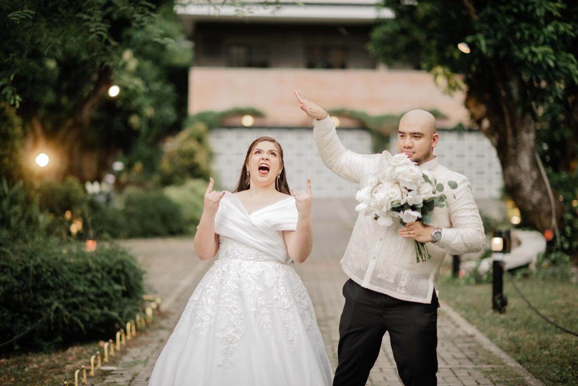 Love at the Perfect Time: The Gorgeous Garden Wedding of Mik and Lyka ...
