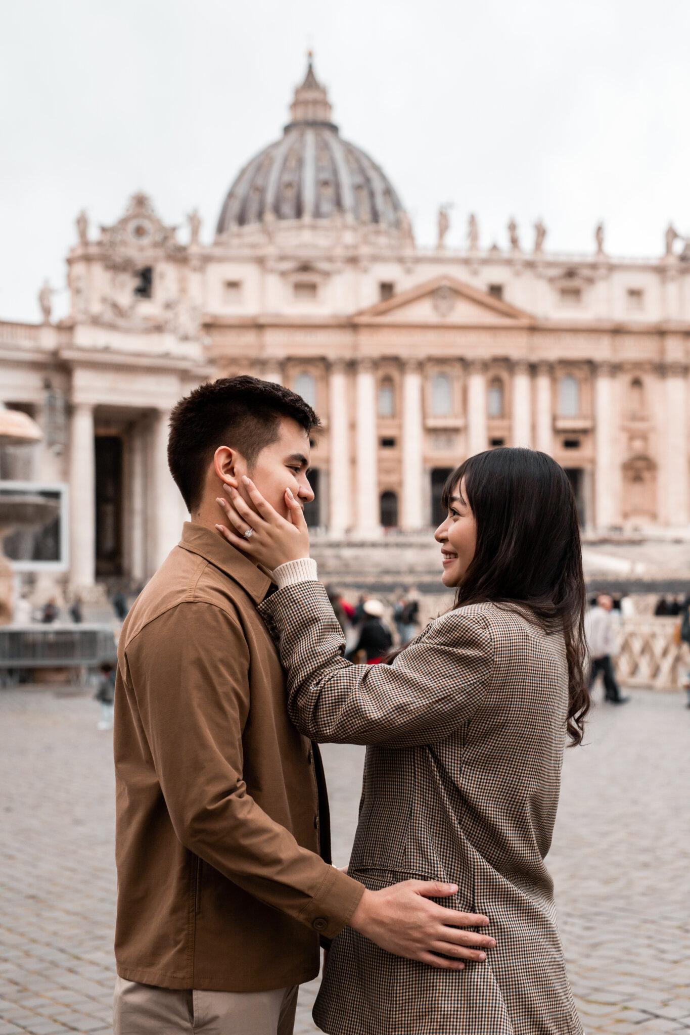 Witness Nick's Proposal to Mia in Rome, Italy - Inspirations PH