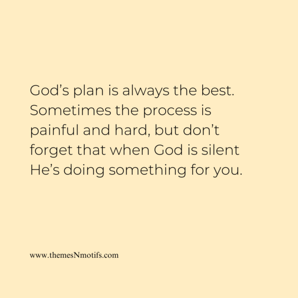 His plan over my plans - Inspirations PH